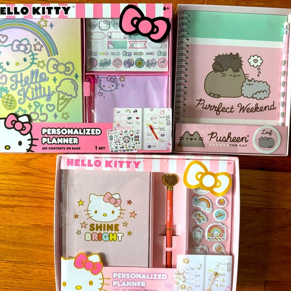 Hello Kitty | Other | New Hello Kitty And Pusheen Stationery Journal ...